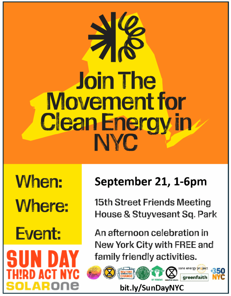 Sun Day | A Family Festival to Support the Clean Energy Movement in NYC ...